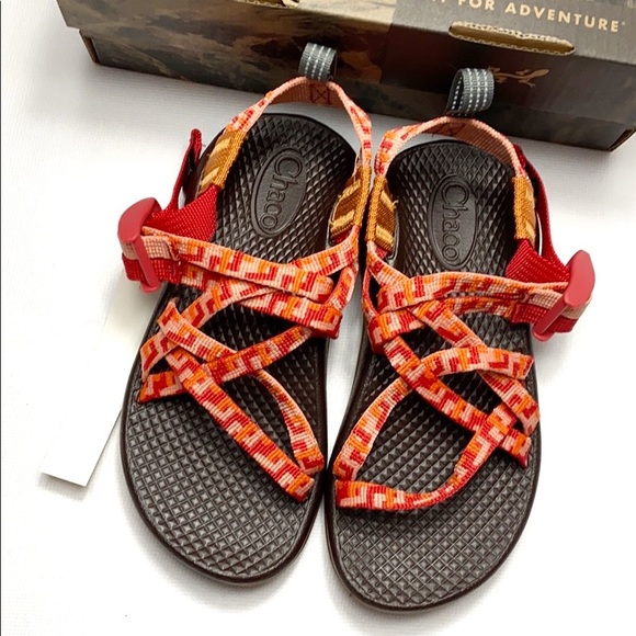 Chaco | Shoes | Chaco Girls Zx Ecotread Helix Peach Orange | Poshmark